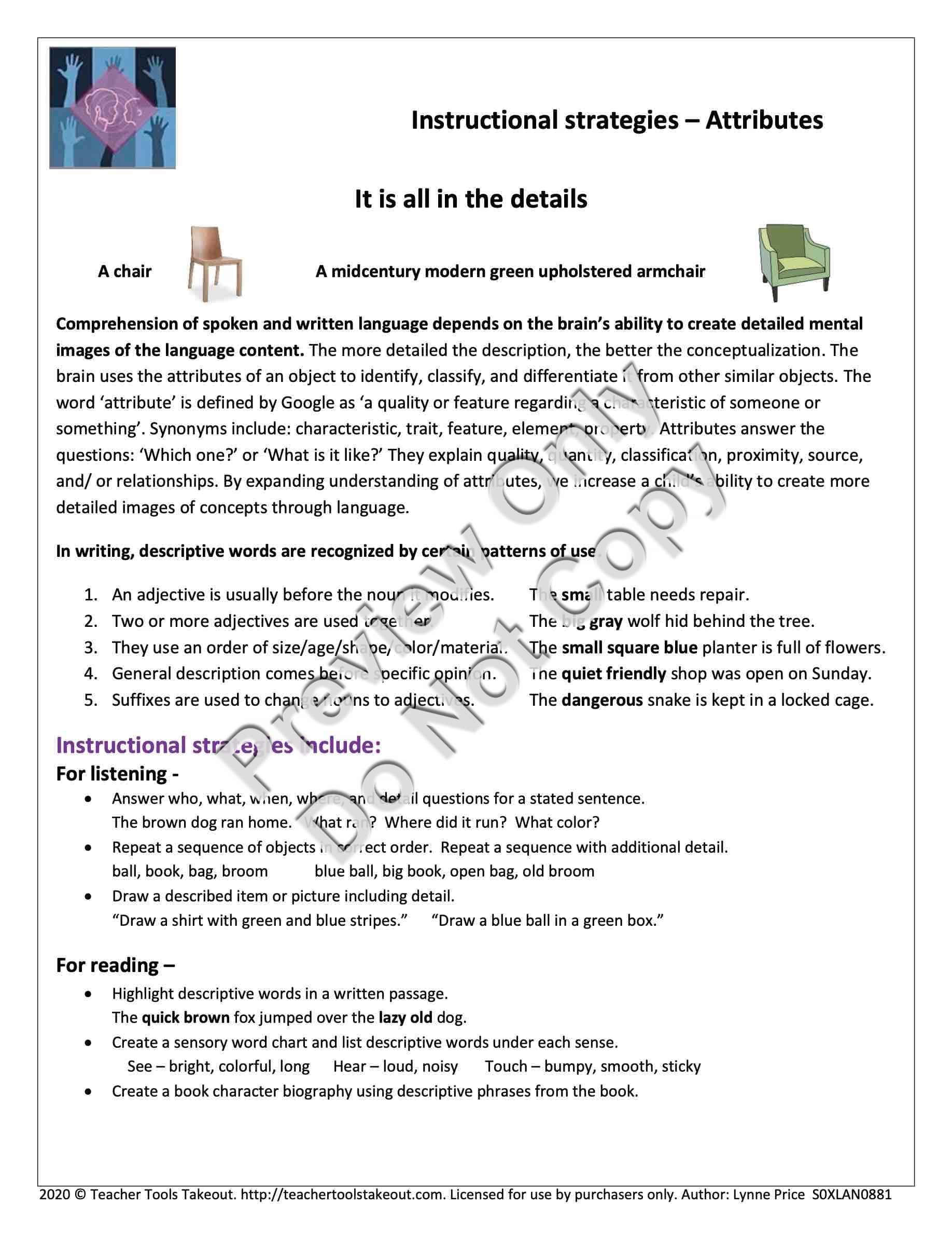 Teacher Tools Takeout