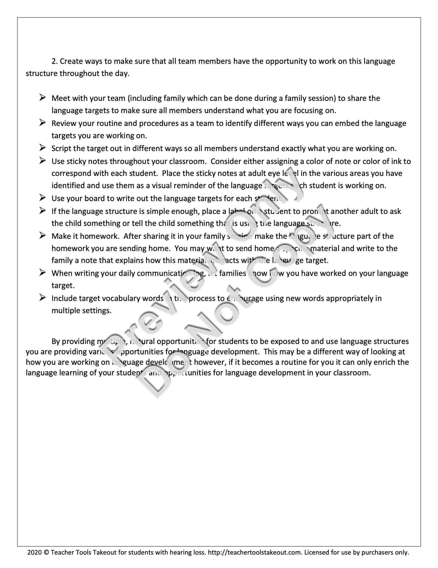 Teacher Tools Takeout