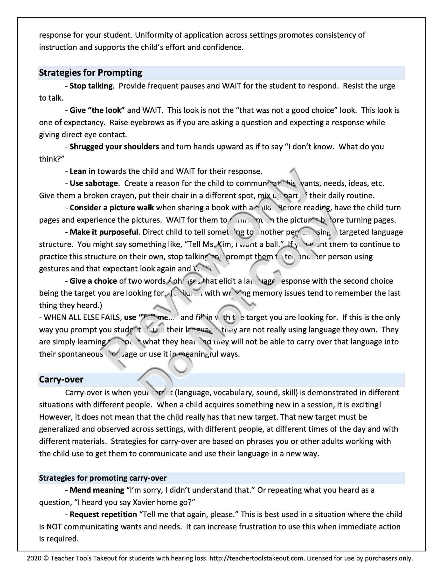 Teacher Tools Takeout